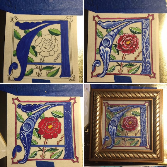 CUSTOM Calligraphy and Illumination Custom Personalized - Etsy