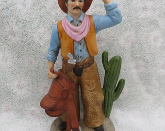 Cowboy Figurine | Etsy