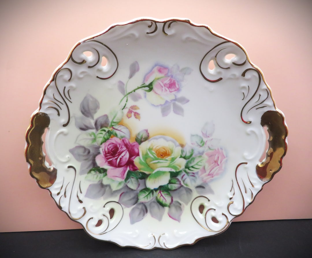 Kalk German Porcelain Shallow Bowl Dish Arrows Marked - Etsy