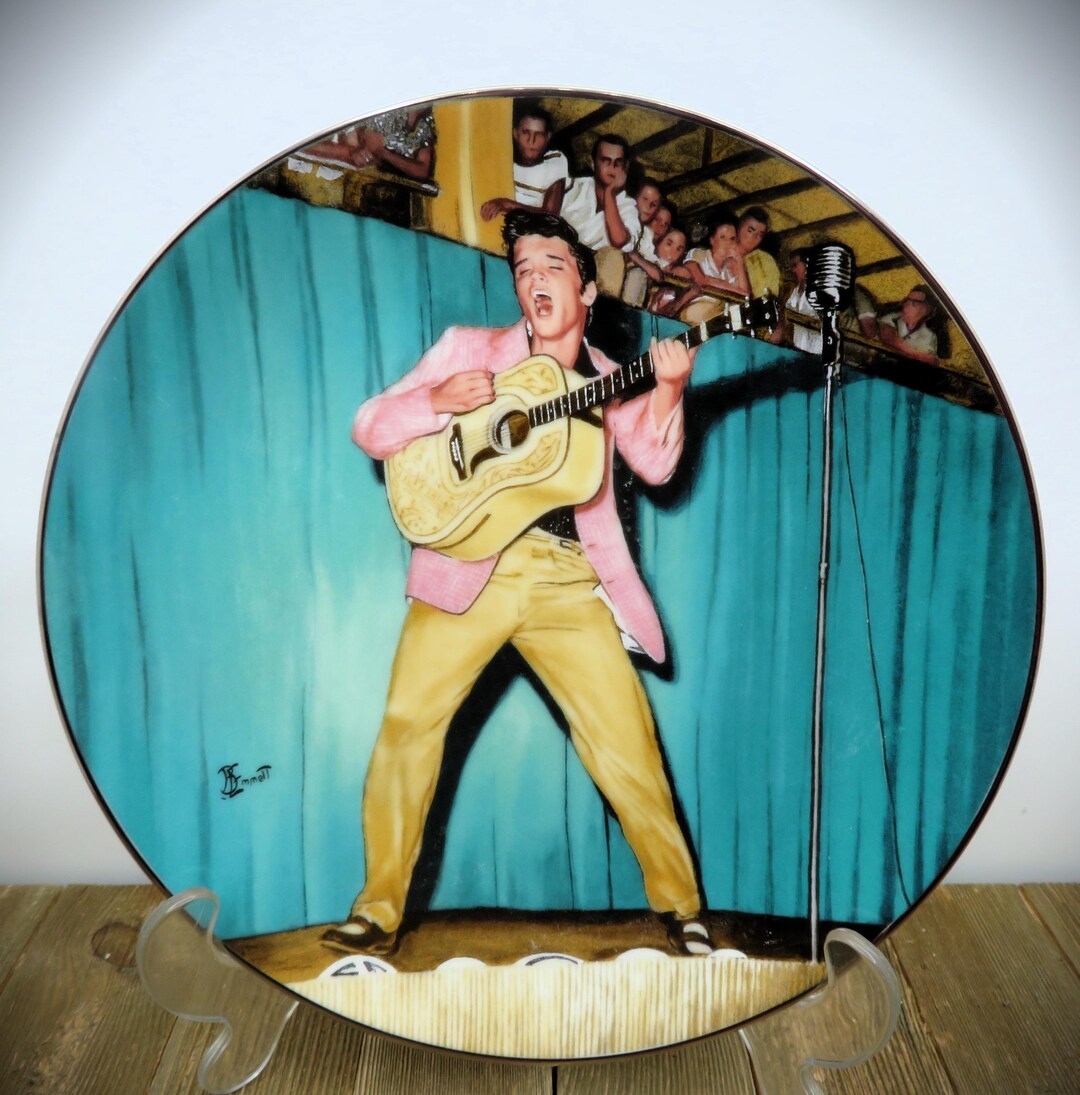 Elvis Presley Collectible Plate: Delphi "tampa, 1955" 8th Issue - Etsy