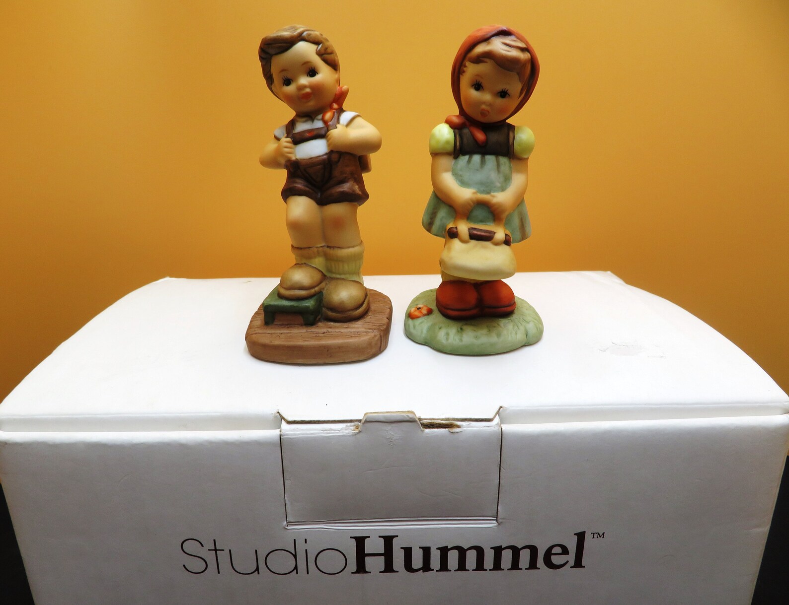 1996 Berta Hummel Goebel Figurines "proud Moment" and "you Did It ...