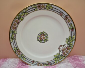 Hand Painted Nippon Plate - Etsy