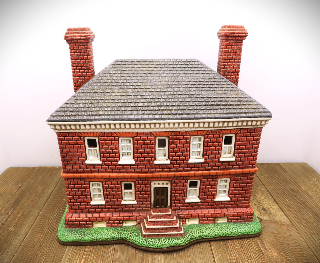 1996 Lefton House #11053 Colonial Williamsburg George Wythe HAUNTED ...