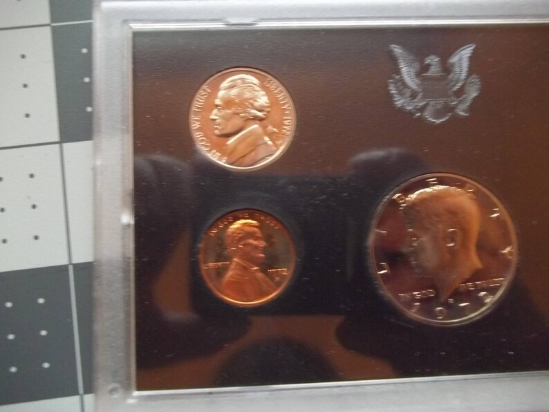 1972-S United States Proof Set 5 Coin Set | Etsy