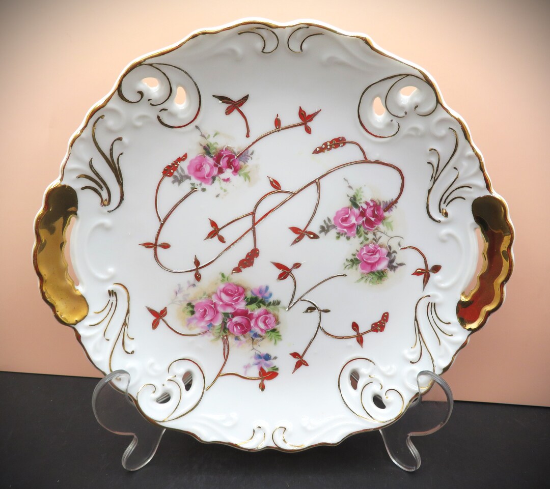 Kalk German Porcelain Shallow Bowl Dish Arrows Marked 7629 - Etsy
