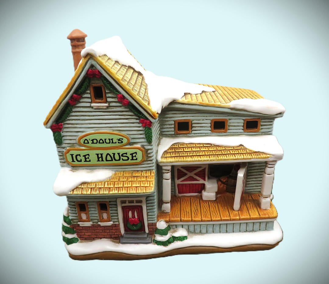 Lefton Colonial Village O'doul's Ice House 01324 Light Porcelain Hand ...