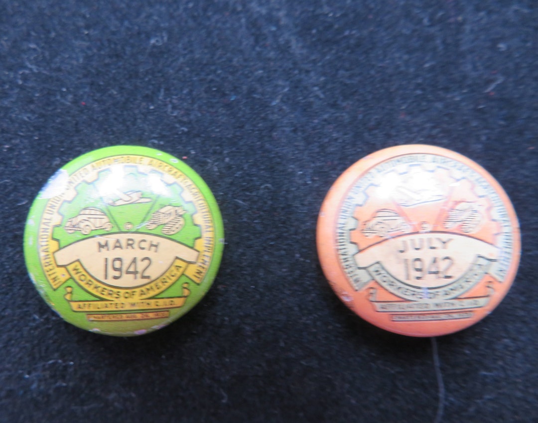 International Union United Automobile Workers of America UAW CIO Pin - Etsy