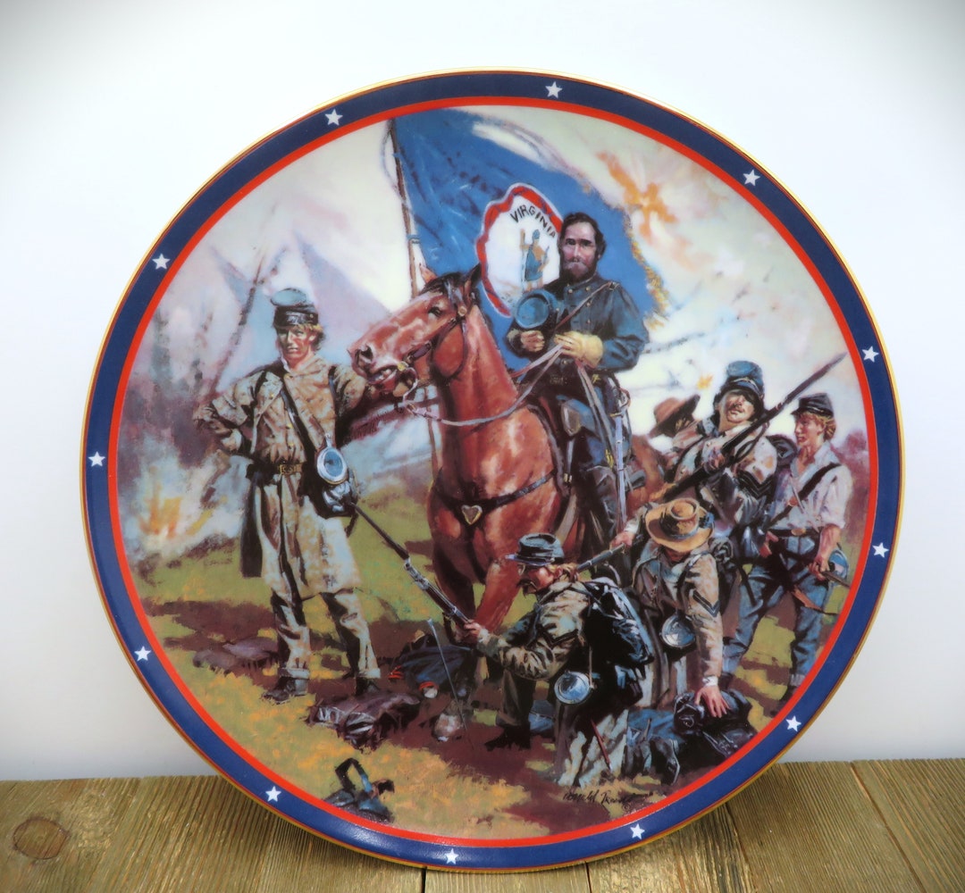 1989 American Civil War Plate Collection General Thomas "stonewall ...