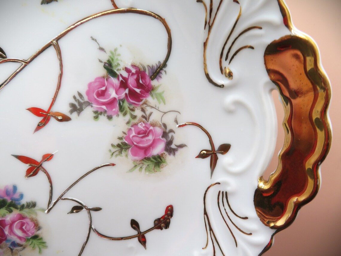 Kalk German Porcelain Shallow Bowl Dish Arrows Marked 7629 - Etsy