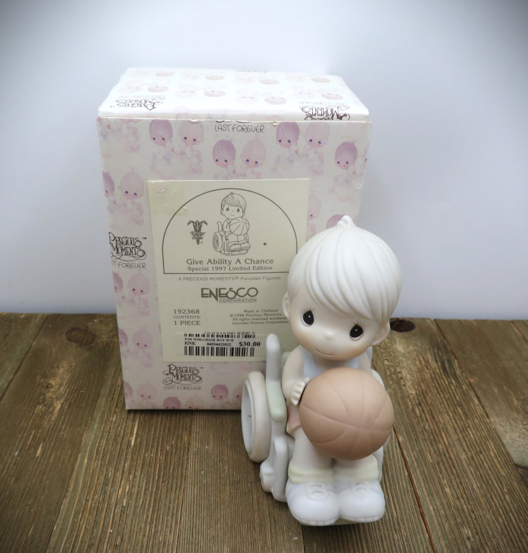 Precious Moments 1997 Ltd. Ed. "give Ability A Chance" Easter Seals ...