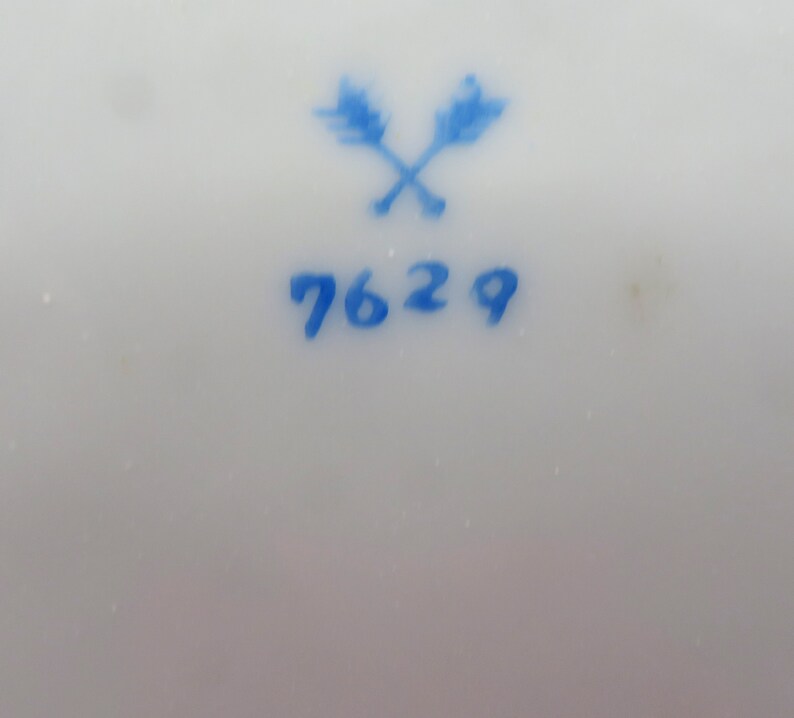 Kalk German Porcelain Shallow Bowl Dish Arrows Marked 7629 - Etsy