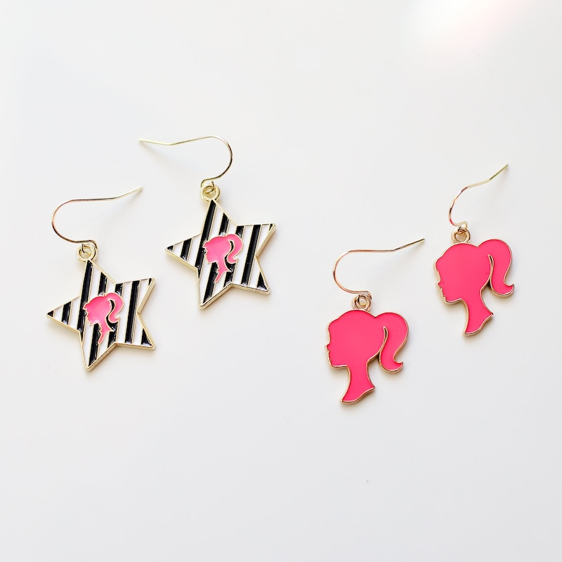 Barbie Earrings - Etsy