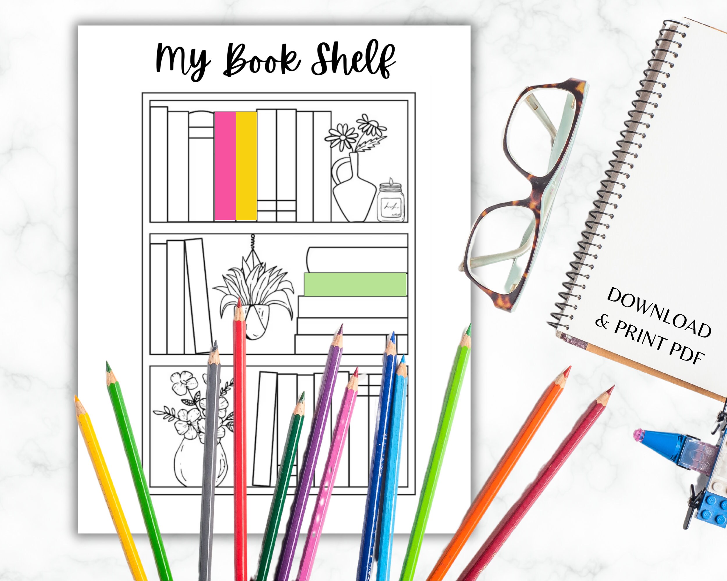 Book Reading Tracker | Reading Tracker | Book Tracker | Book Challenge ...
