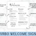 VRBO Welcome Sign | Editable Printable Sign | Minimalist Design | Canva ...
