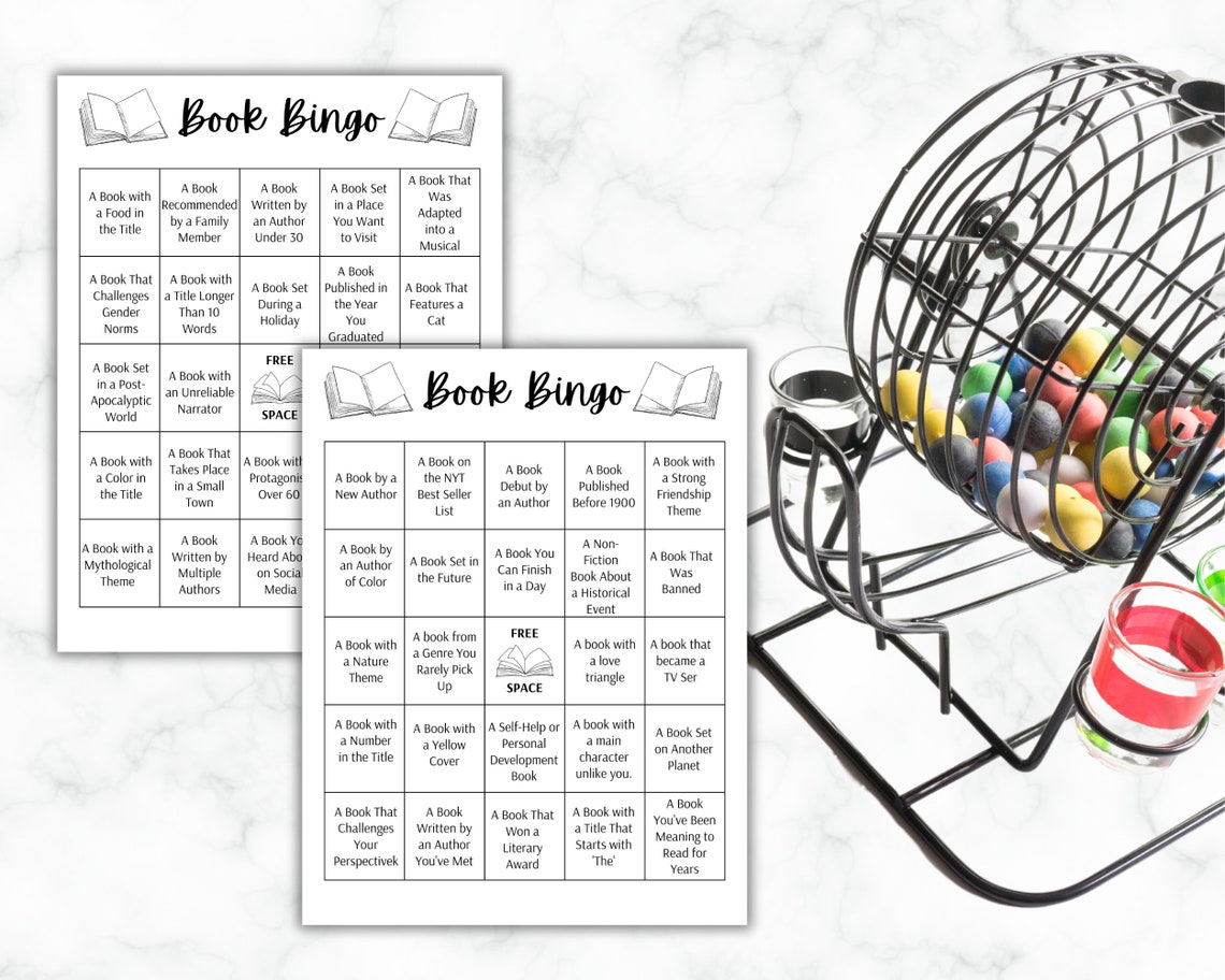 Reading Book Bingo Icebreaker Games Reading Bingo Reading Tracker ...