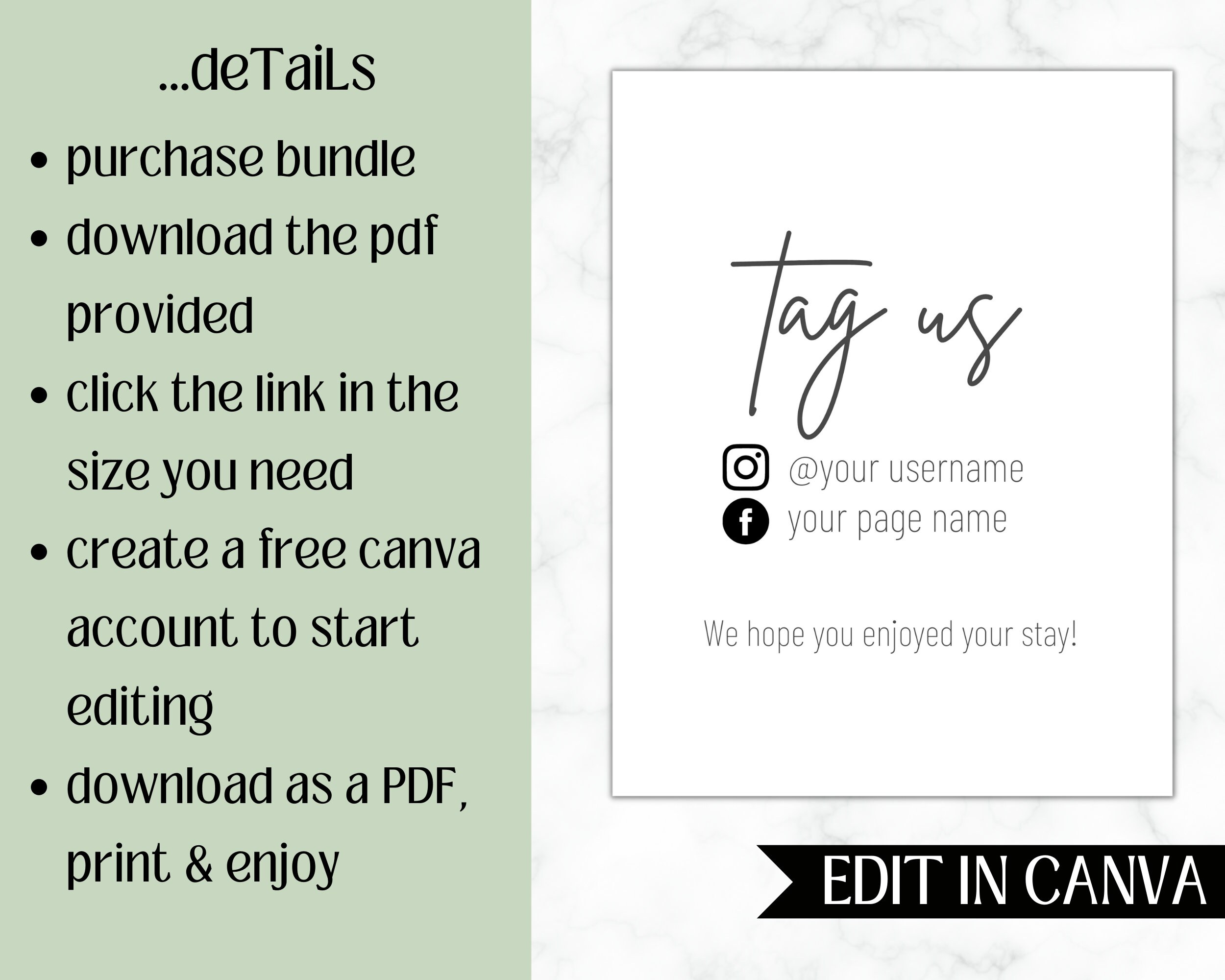 Editable VRBO Host Manual Minimalist Home Decor Wifi Template VRBO ...