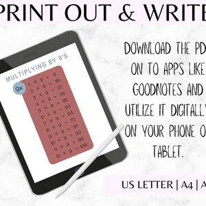 Multiplication Chart | Times Tables | Multiplication Table | Printable ...