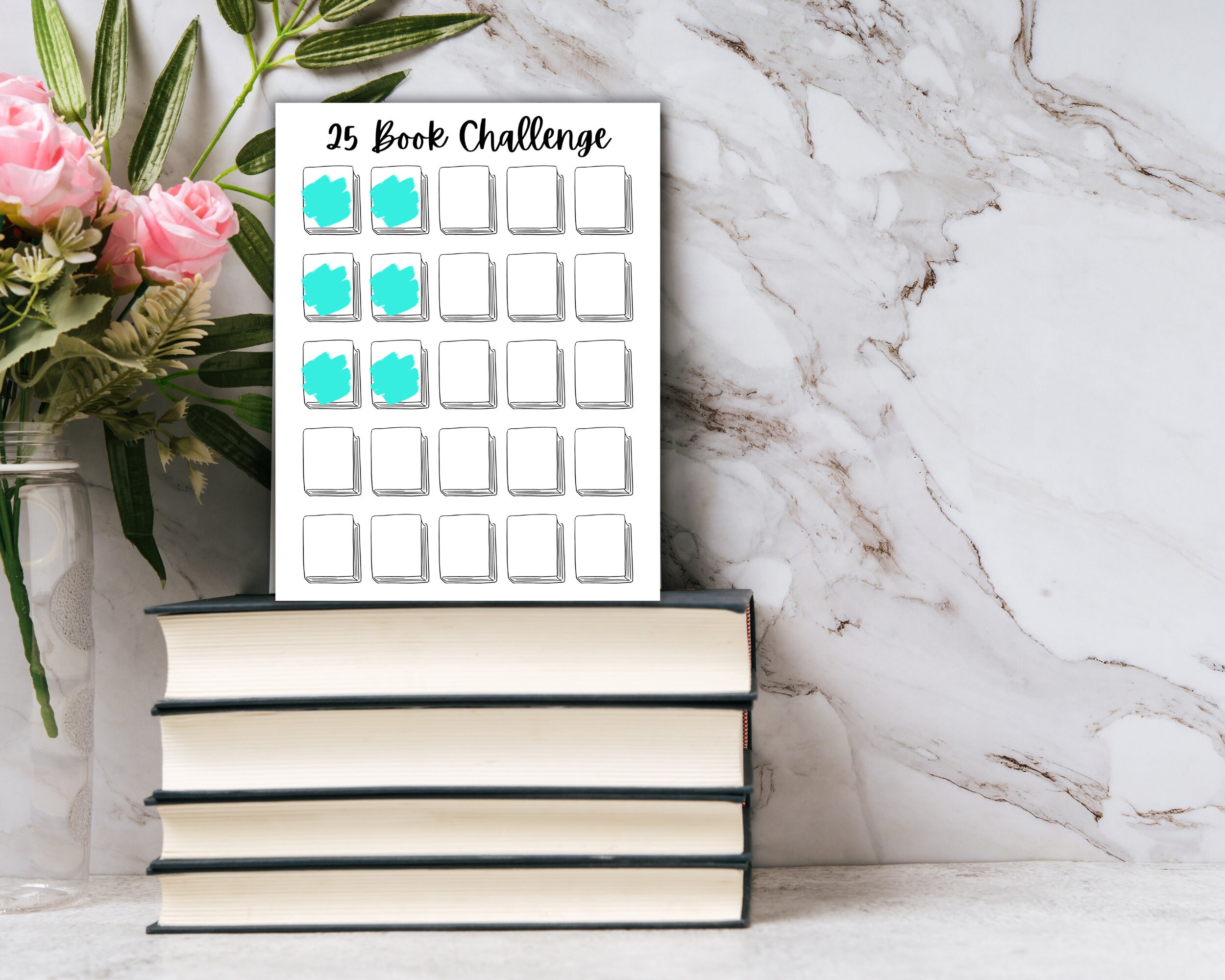 Book Reading Challenge Reading Challenge Reading Tracker Book Challenge ...