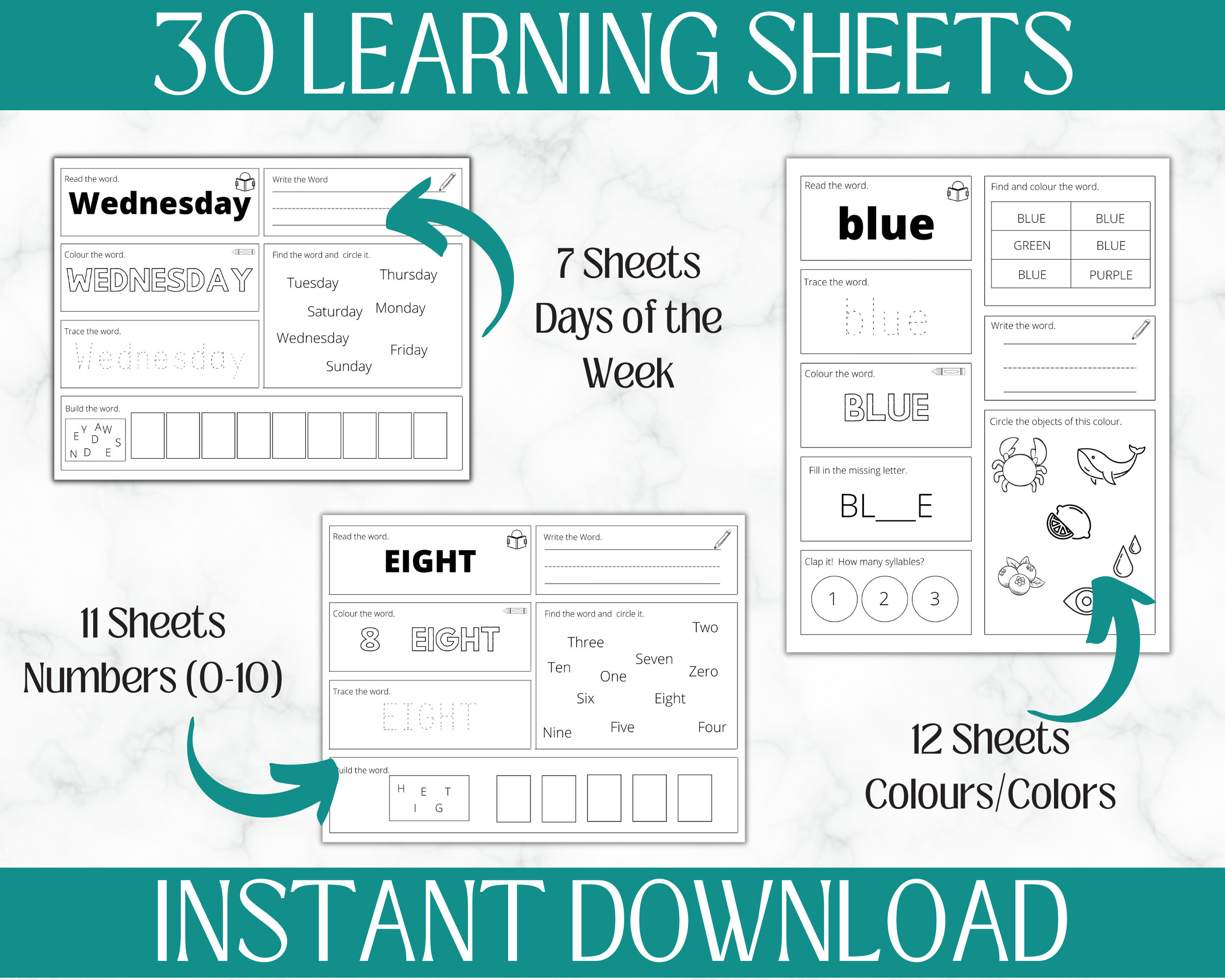 ULTIMATE Sight Words | Kindergarten Worksheets | Practice Spelling ...