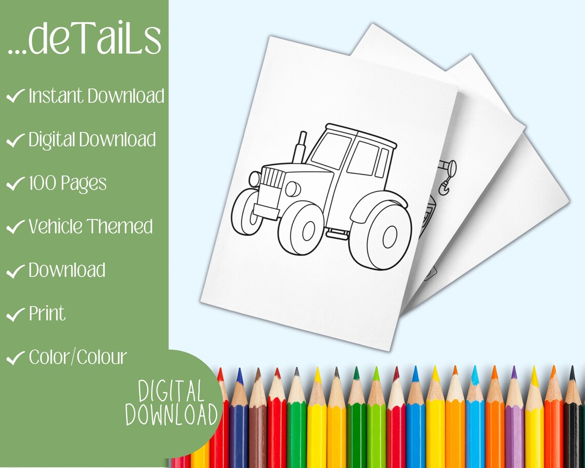 Construction Coloring Pages Truck Printable Construction Activities ...