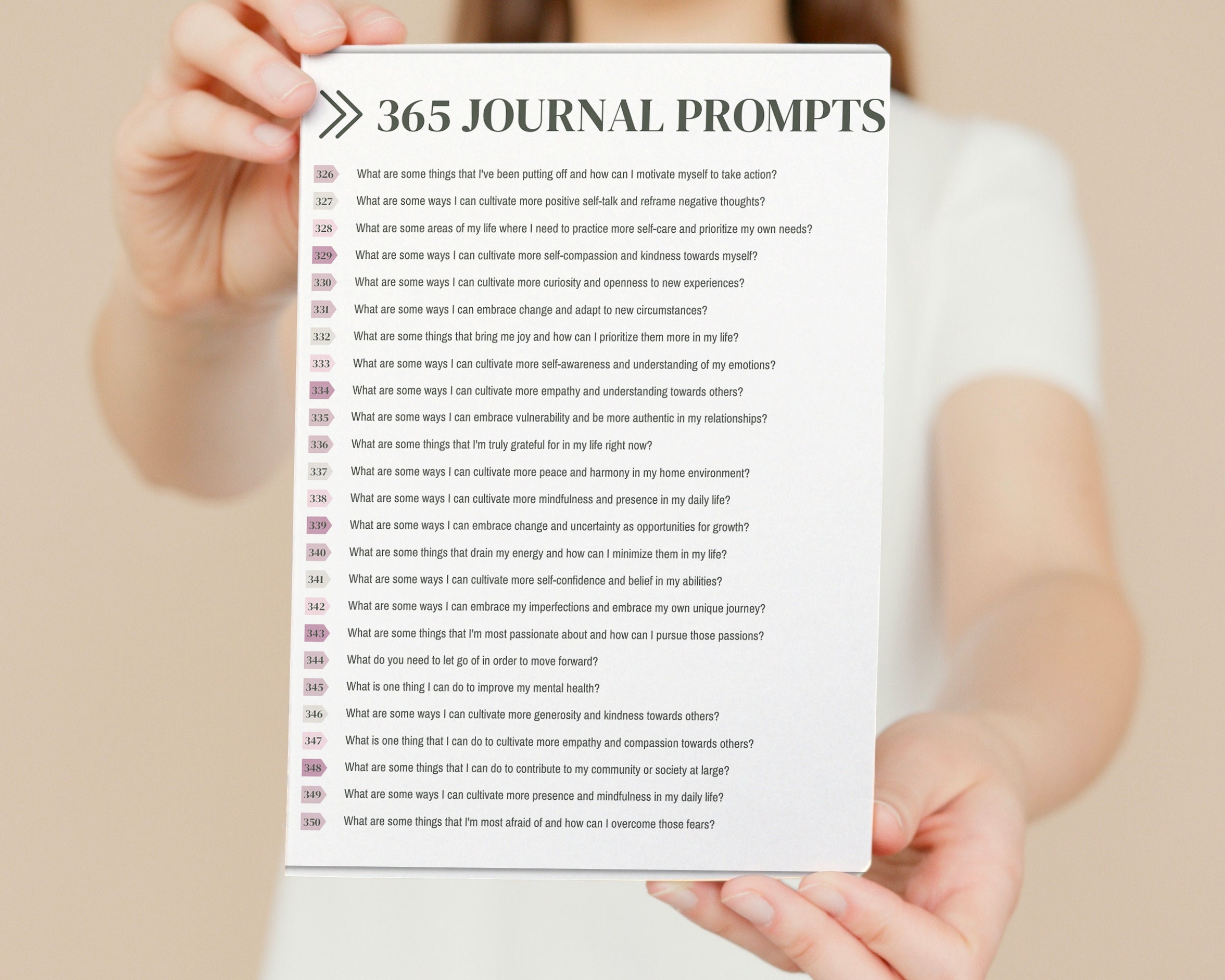 365 Self-discovery Journal Prompts Printable | Shadow Work Journaling ...