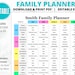 EDITABLE Daily Family Planner Schedule | Hourly Planner | Family ...
