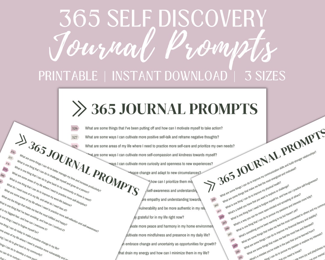 Digital Daily Journal Prompts | 365 Writing Ideas | Goodness Planner ...