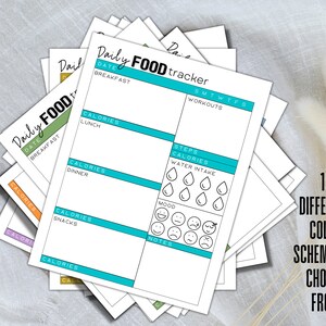 Mindful Eating Journal | Printable Daily Food Diary | Weight Loss ...