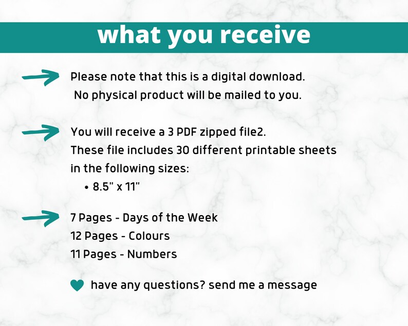 30 Sight Words for Kids Days of the Week Color Sheets - Etsy