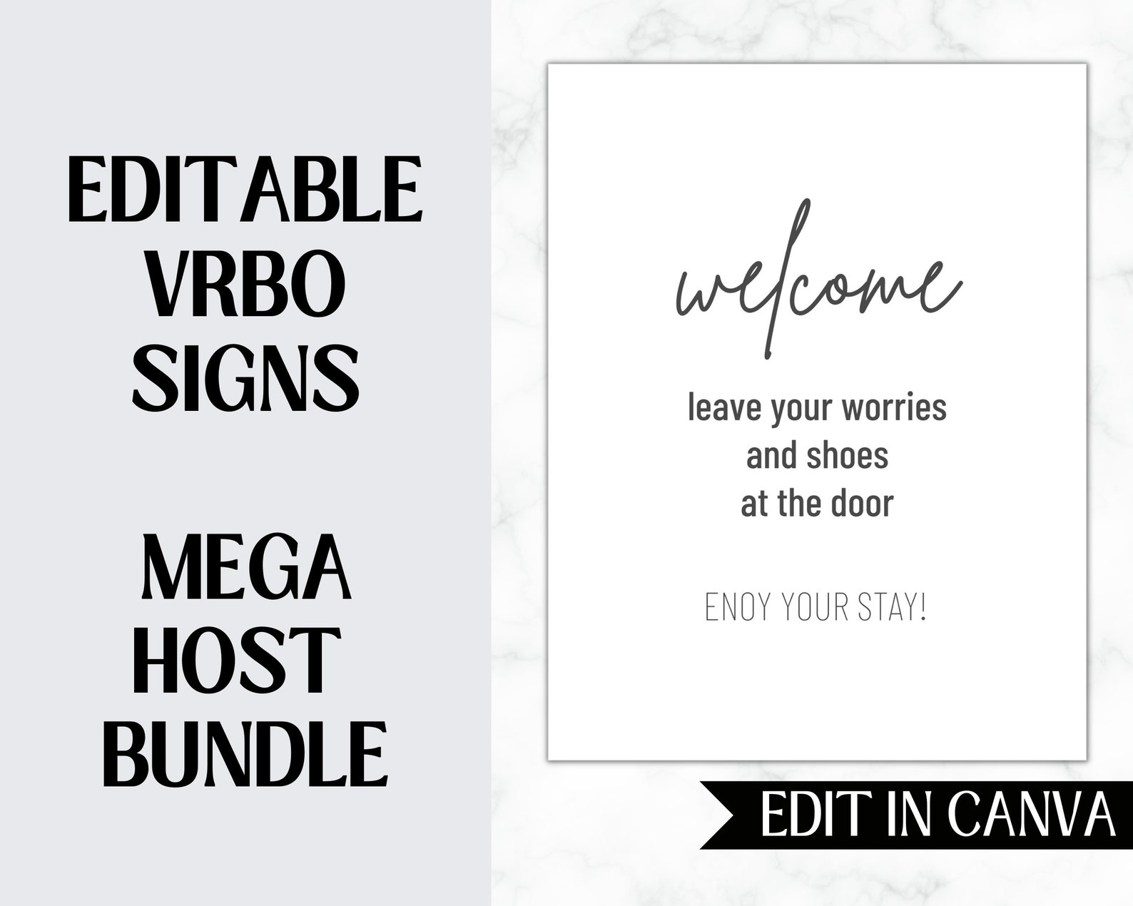 Editable VRBO Host Manual | Minimalist Home Decor | Wifi Template ...