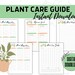 Plant Care Planner | Houseplant Planner | Printable Plant Journal ...