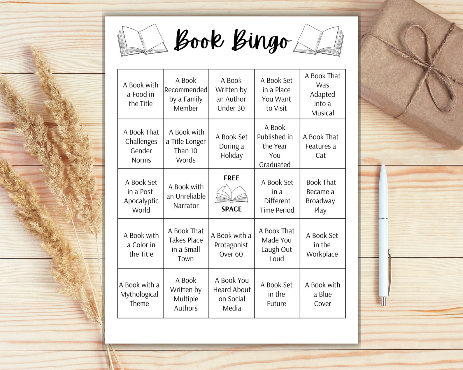 Reading Book Bingo Icebreaker Games Reading Bingo Reading Tracker ...