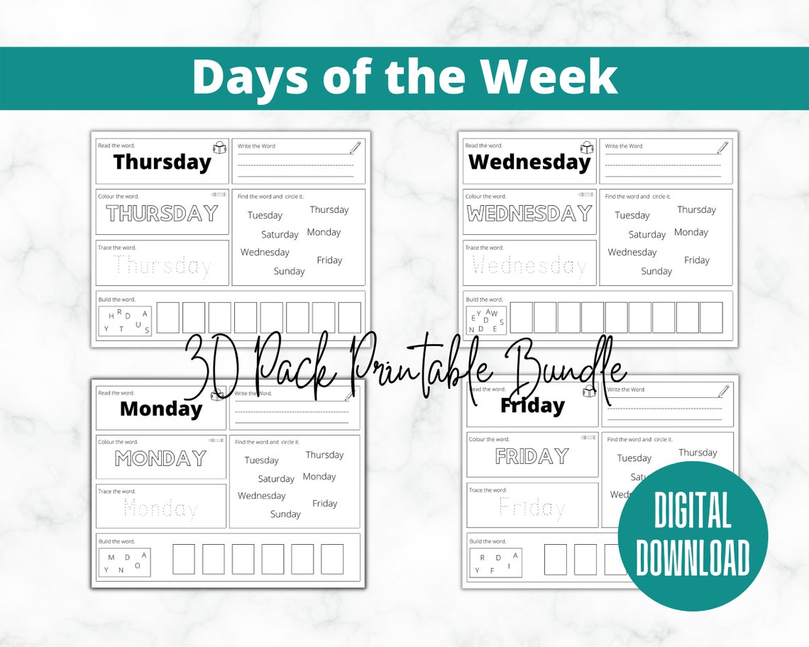 30 Printable Sight Words | Kindergarten Worksheets | Practice Spelling ...