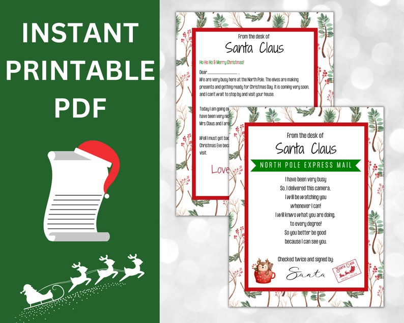 Santa Letter | Printable Letter to Santa | North Pole Express ...