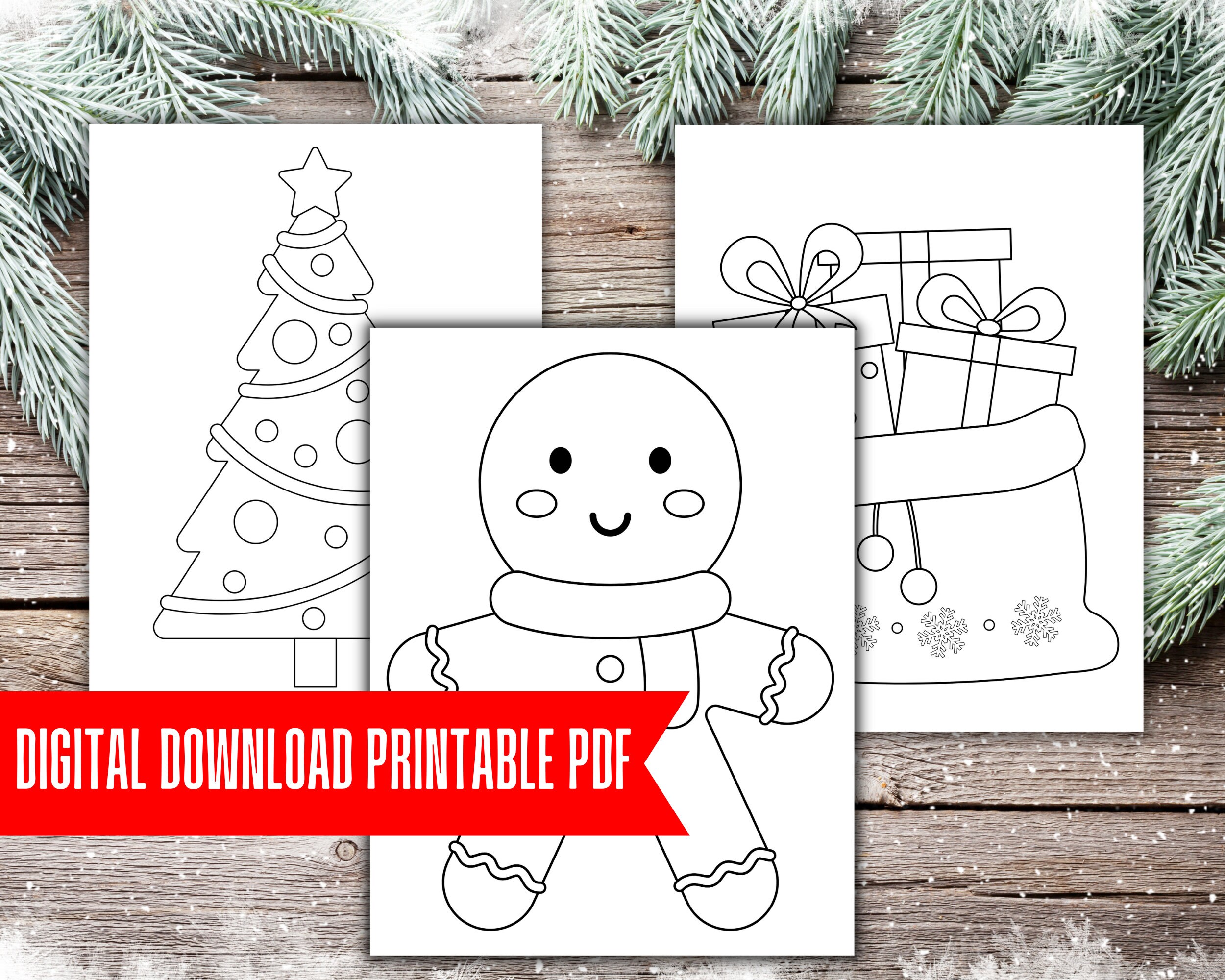 100 Christmas Coloring Pages | Kids Worksheets | Worksheets for Kids ...