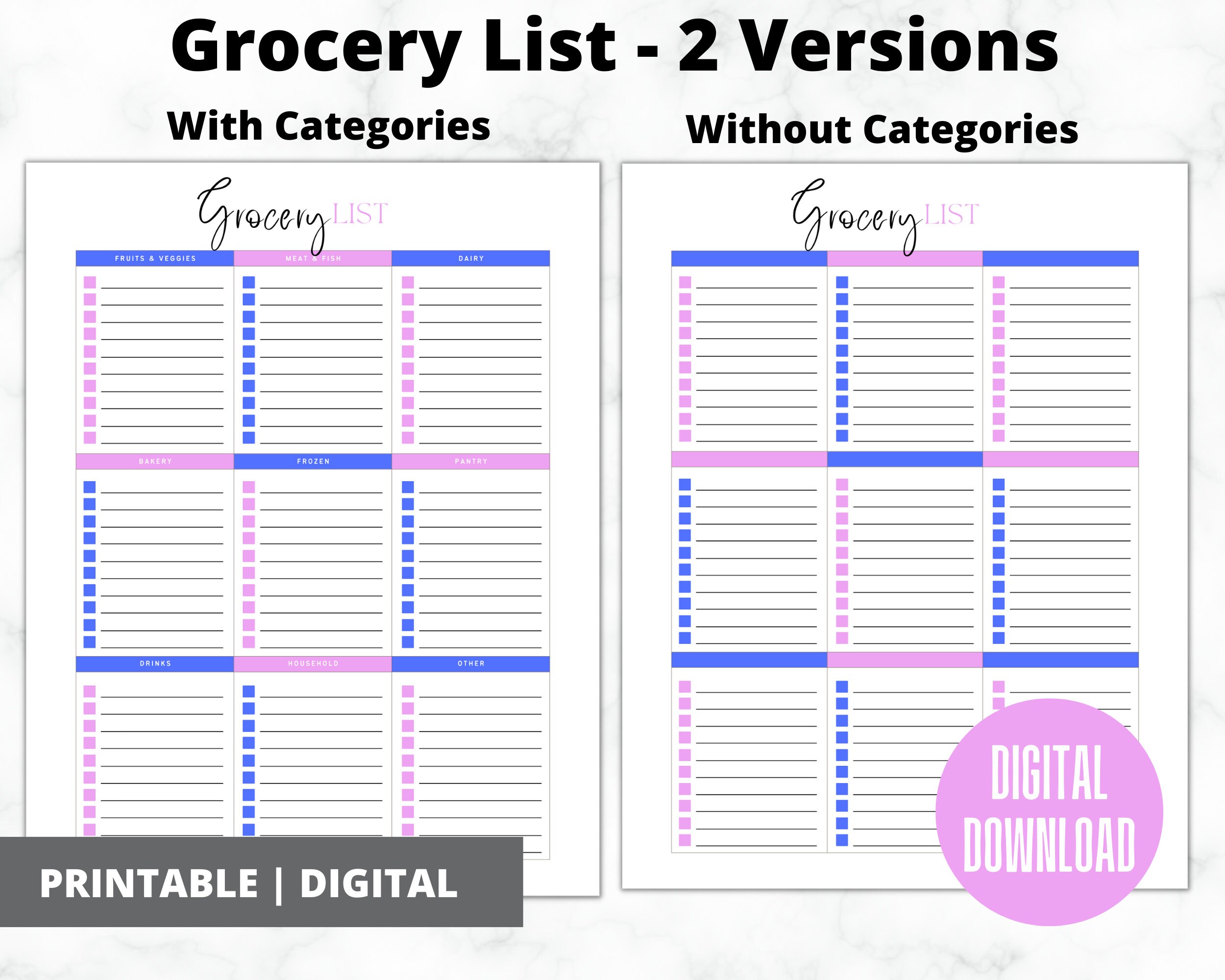 Meal Planner Printable Weekly Food Dairy Meal Tracker Food Journal ...