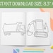 Construction Coloring Pages Truck Printable Construction Activities ...