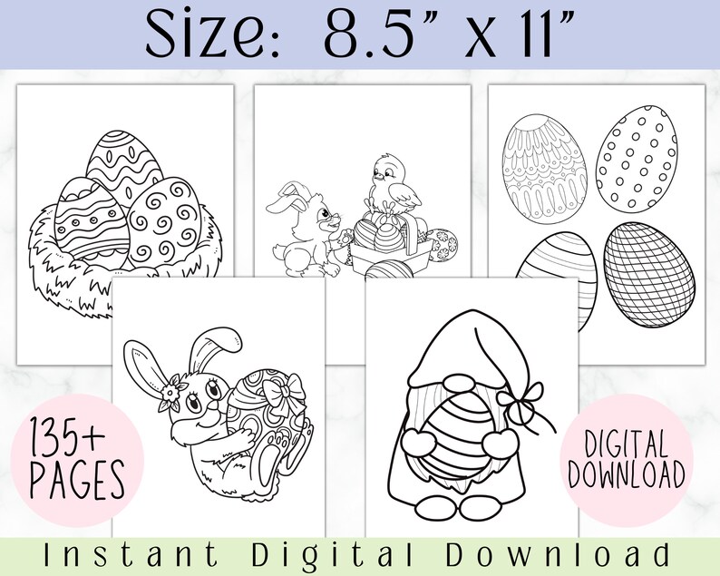 130+ Coloring Pages | Easter Coloring Pages | Easter Activities for ...