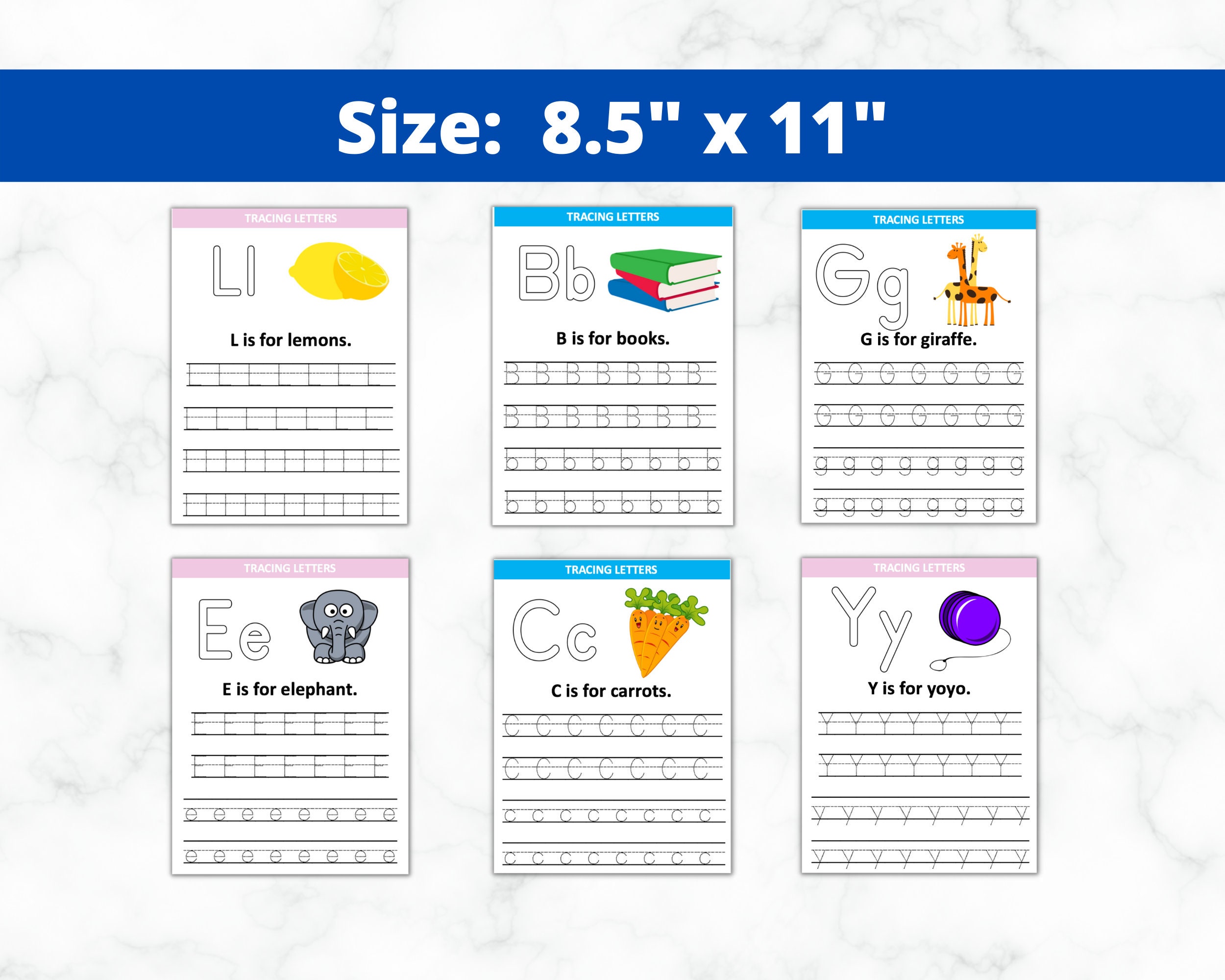 Alphabet Worksheets for Kids | Pre K Activities | Tracing | Learning ...