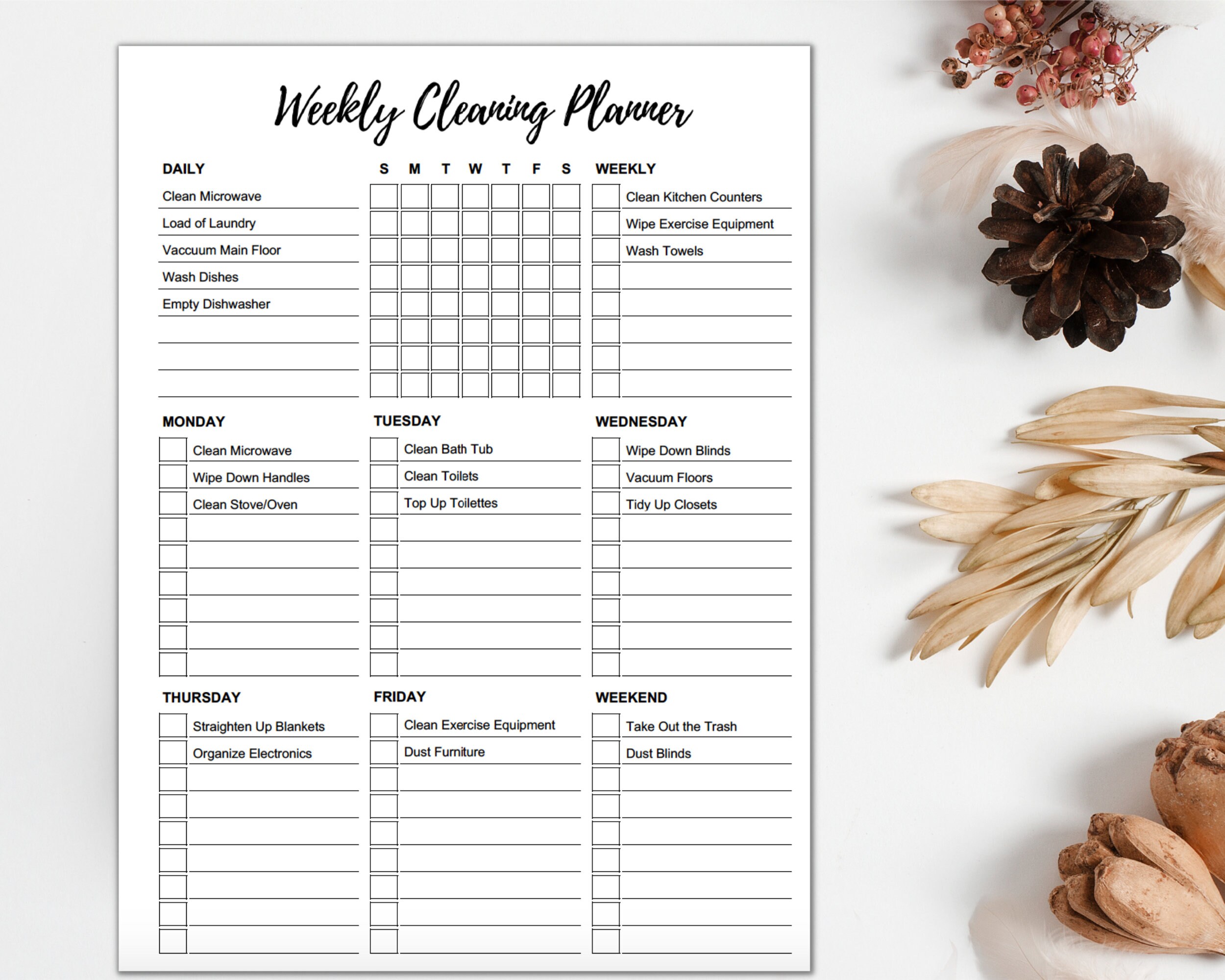 EDITABLE Weekly FAMILY SCHEDULE Planner Weekly Family Planner Family ...
