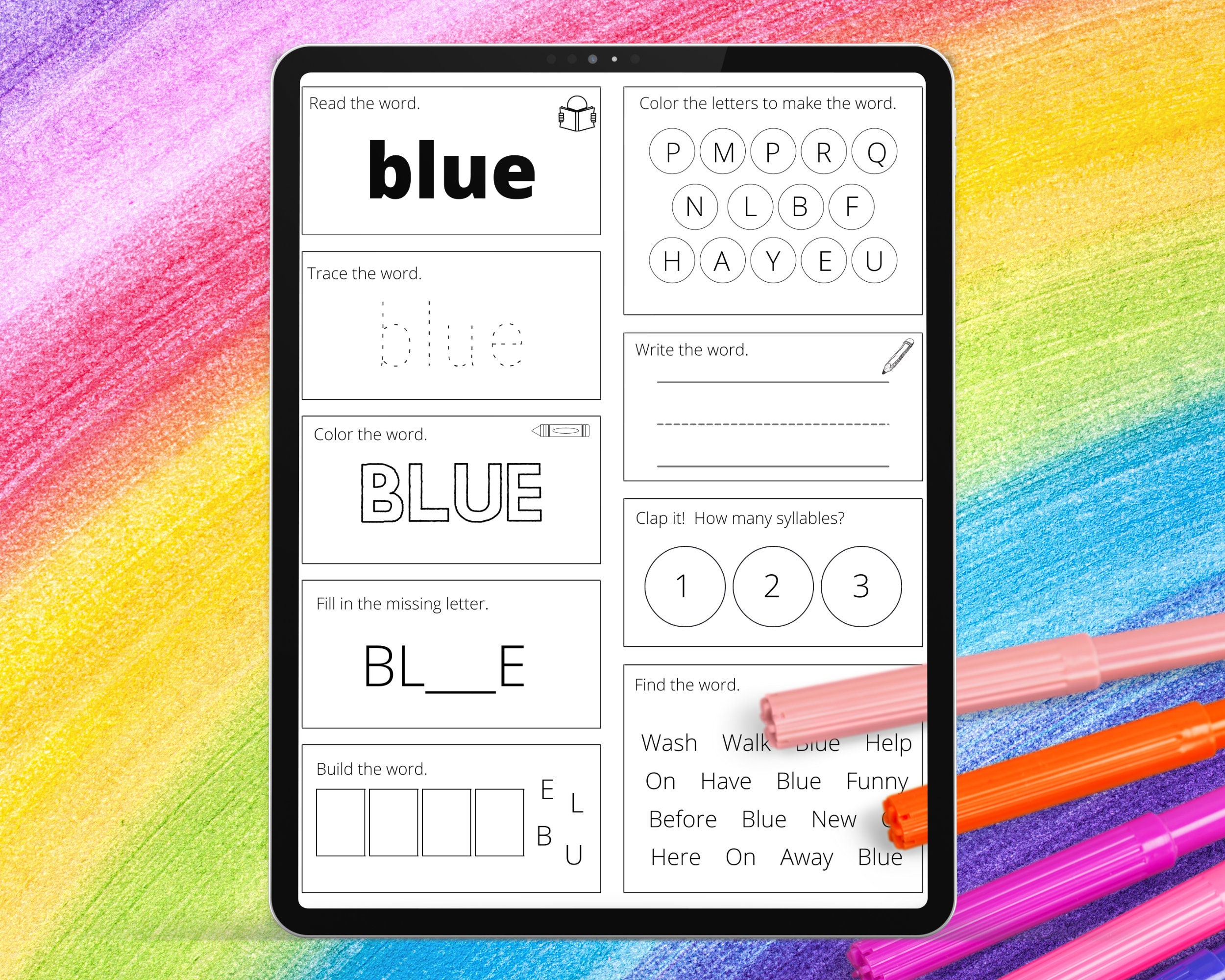 ULTIMATE Sight Words | Kindergarten Worksheets | Practice Spelling ...