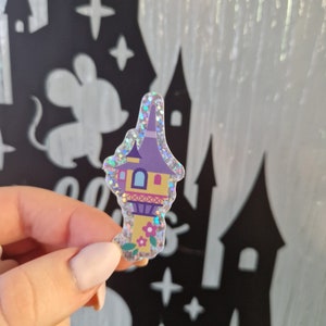 Tangled the Lost Princess Vinyl Sticker With Glitter Effect Outline ...