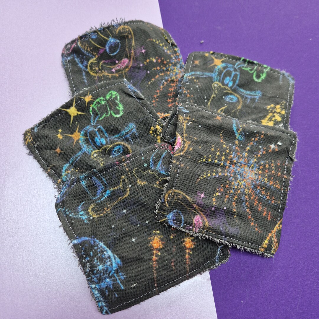 Firework Disney Character Mickey Mouse Red Reusable Bamboo Face Wipe - Etsy