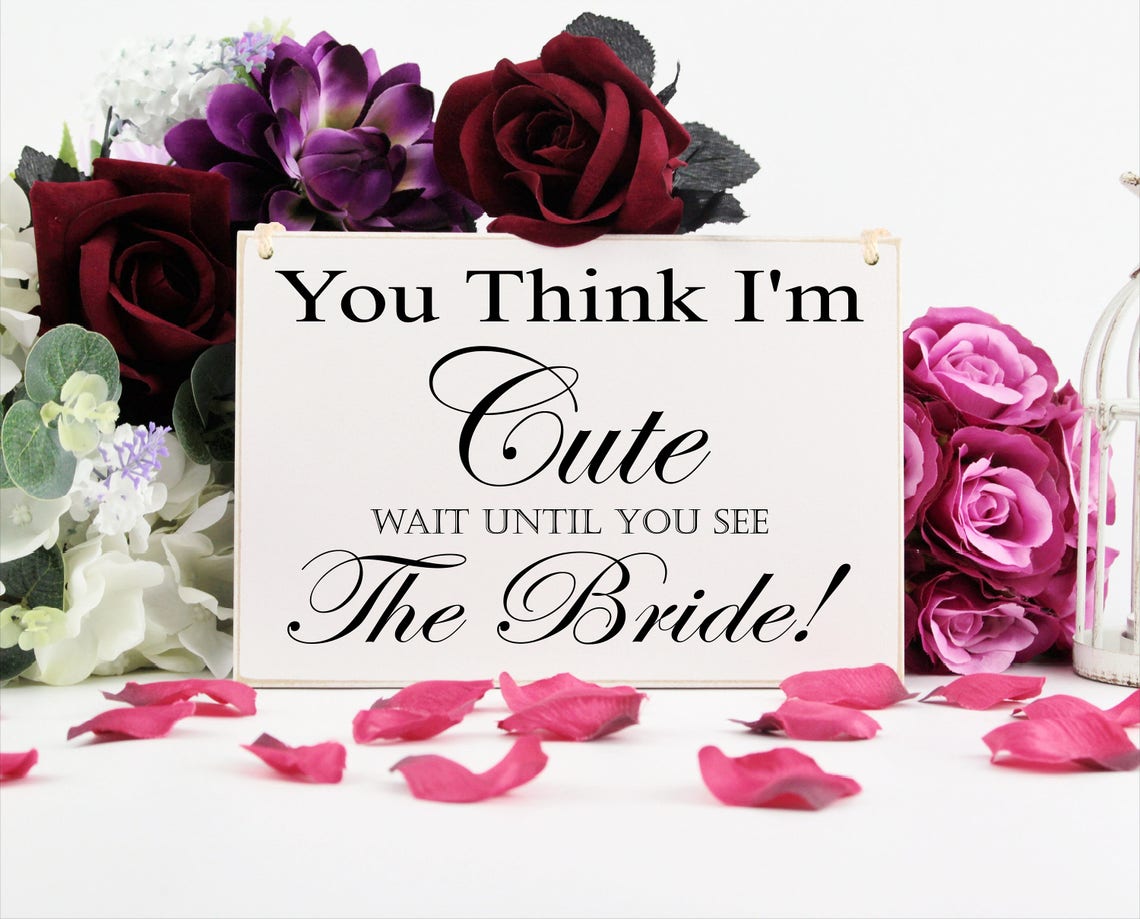 Ring Bearer Sign Flower Girl Sign Wedding Ideas Unique - Etsy UK