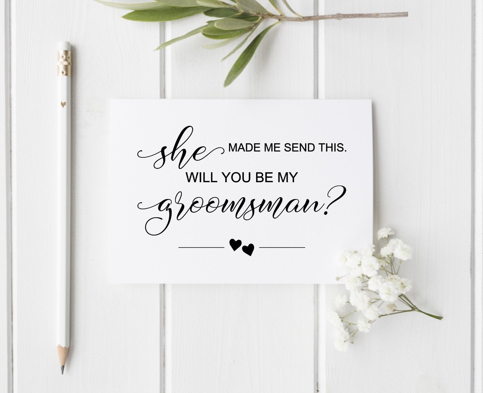 Will You Be My Best Man Invite Card Will You Be My Groomsman - Etsy UK