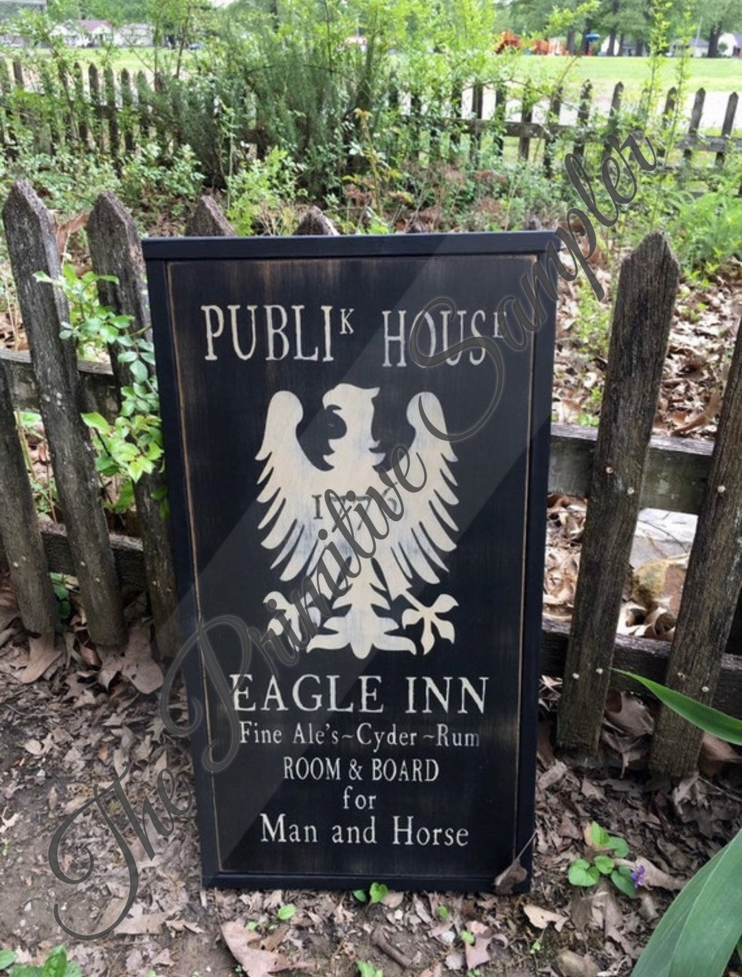 Eagle Inn Tavern, Eagle Inn Sign, Colonial Decor, Early American Decor ...