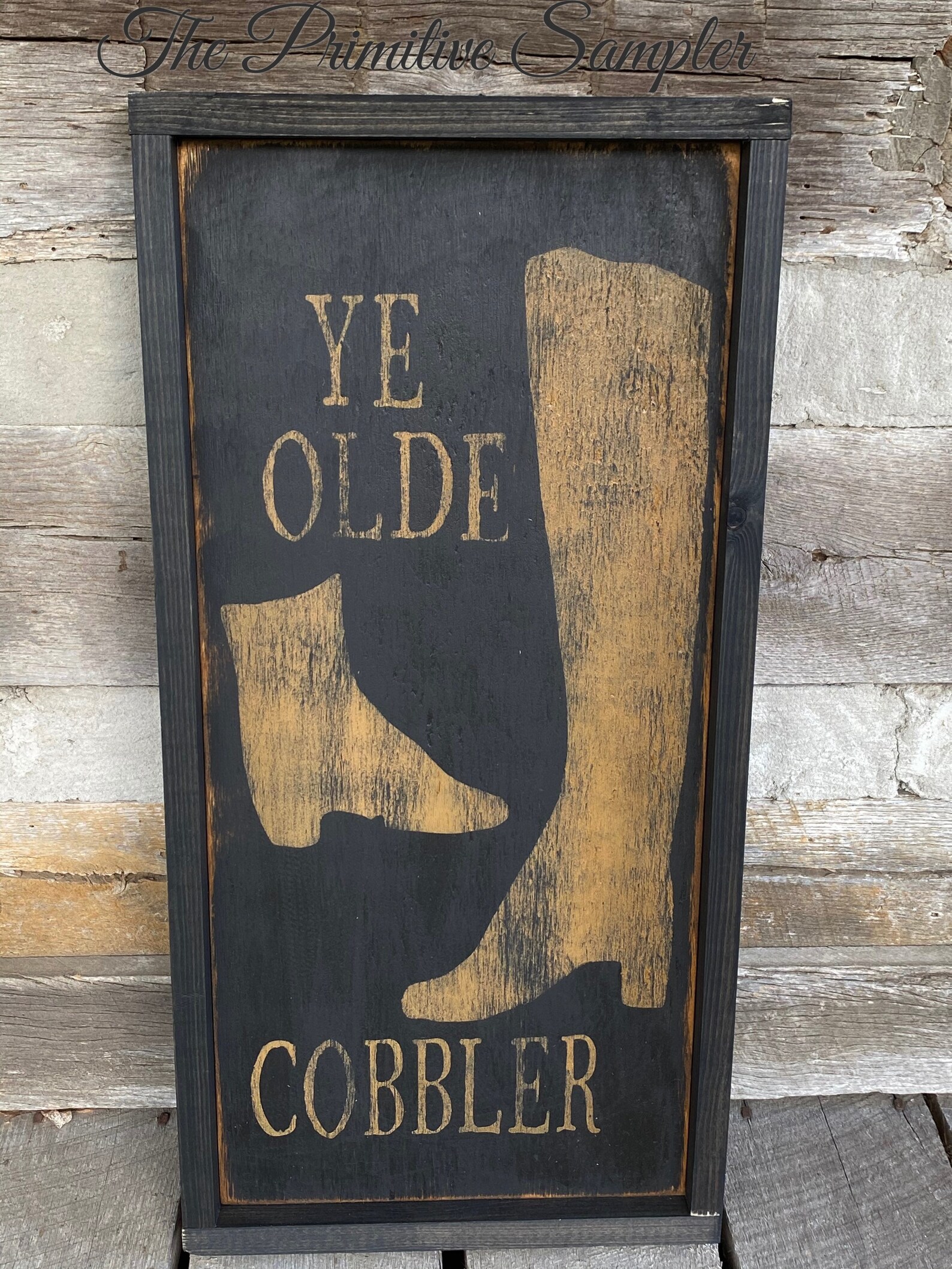 Ye Olde Cobbler Sign 12x24 Trade Sign | Etsy