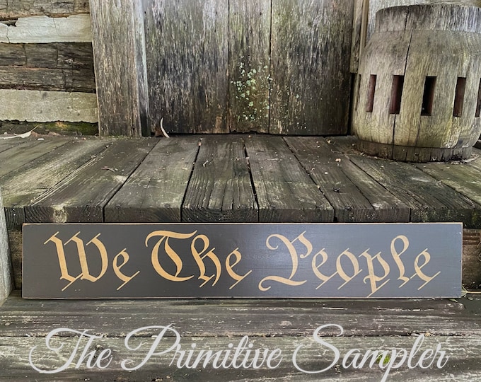 We the People Sign - Etsy