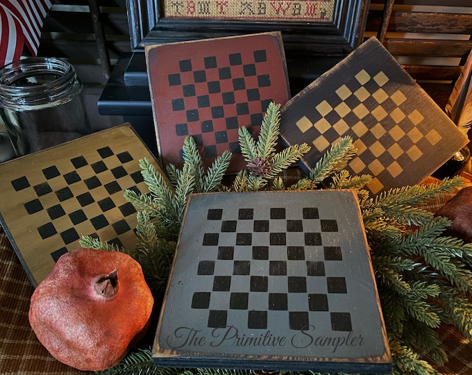 Mini Checkerboard: 5x5 Decorative Accent - Etsy