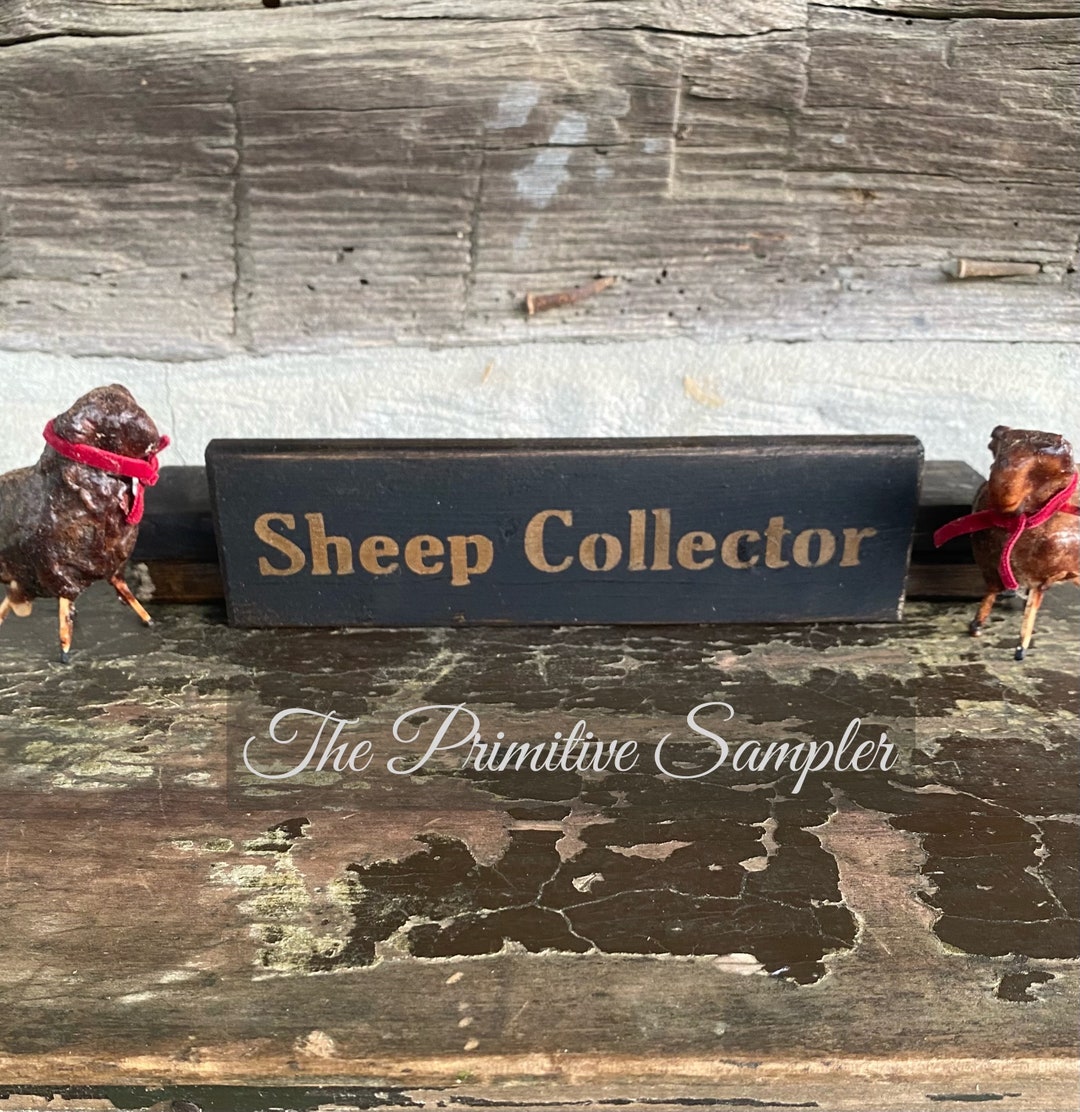Sheep Collector Sign, Mini Signs, Collector Decor - Etsy